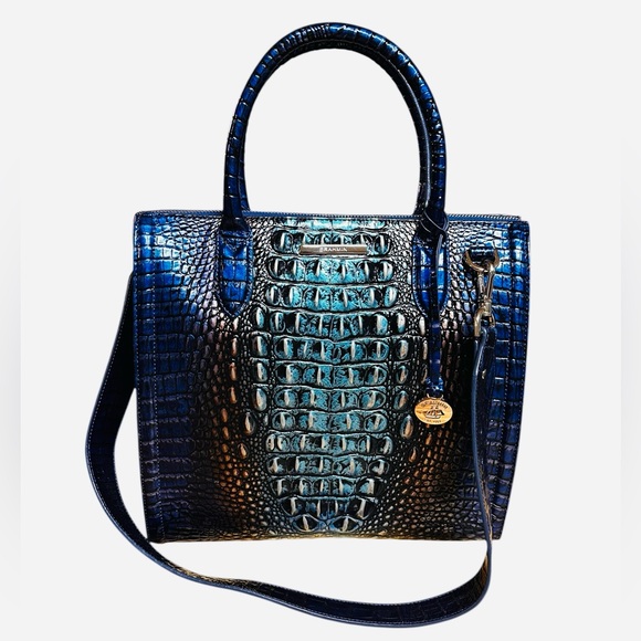 Brahmin | Bags | Brahmin Small Caroline Melbourne Collection Blue ...